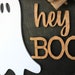 Hey Boo Door Sign_ Halloween Door Sign_ Fall Door Sign - Etsy