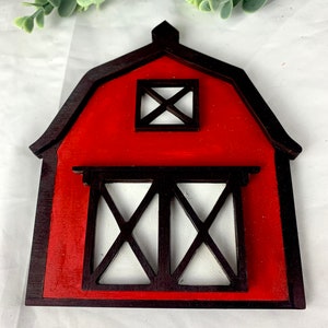 Farm Styled Tiered Tray_farmhouse Tiered Tray_cow Decor_homestead Decor ...