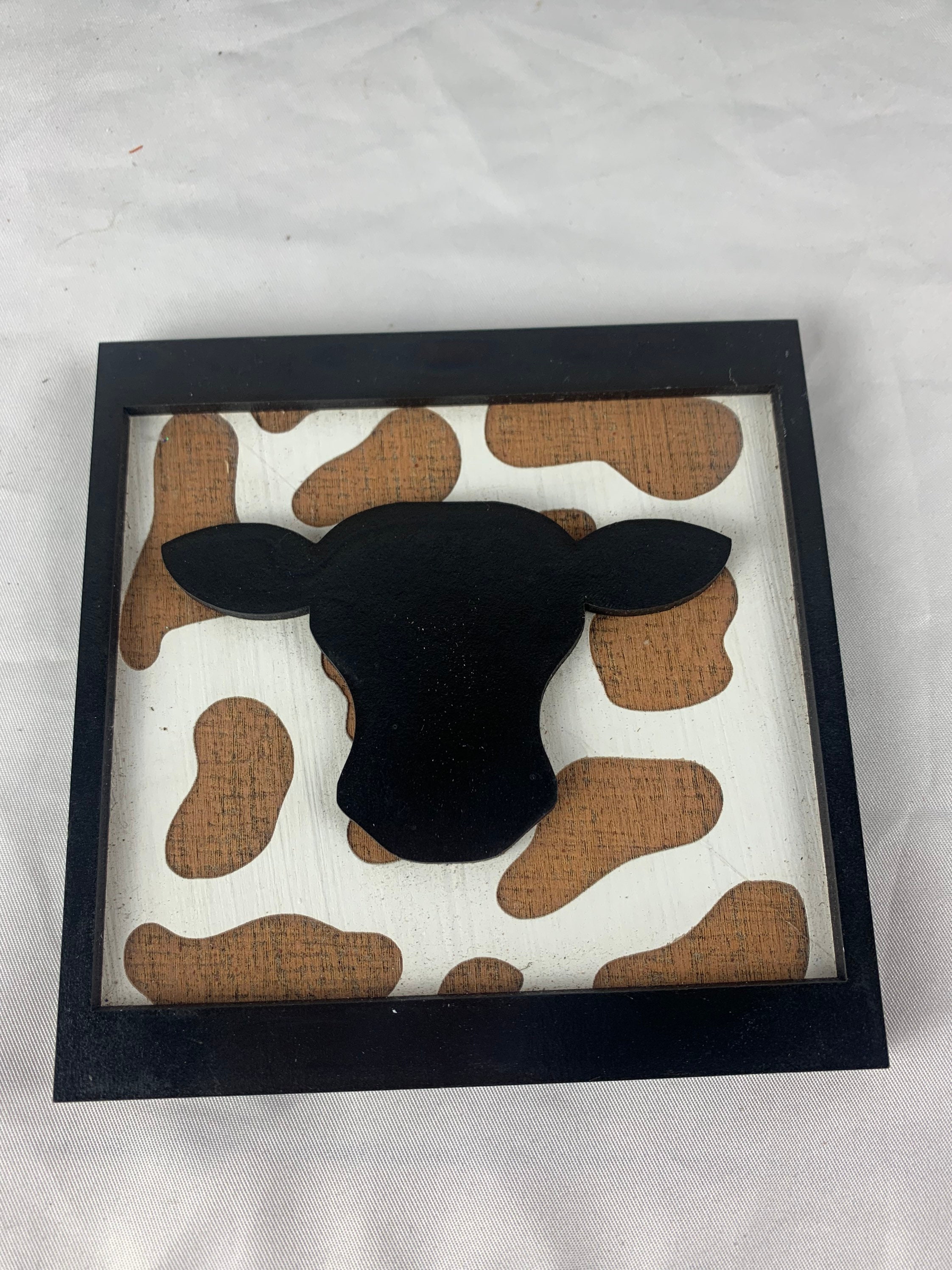 Farm Styled Tiered Tray_farmhouse Tiered Tray_cow Decor_homestead Decor ...