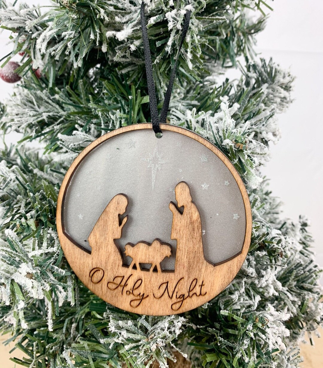 Nativity Layered Ornament - Etsy
