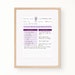 Printable Cookbook Recipe Pages, Amythest Purple Recipe Binder ...