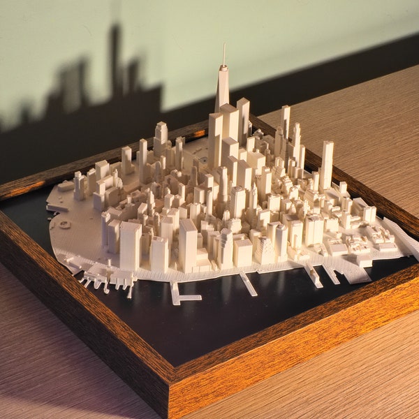 3d Printed City Frame - Etsy