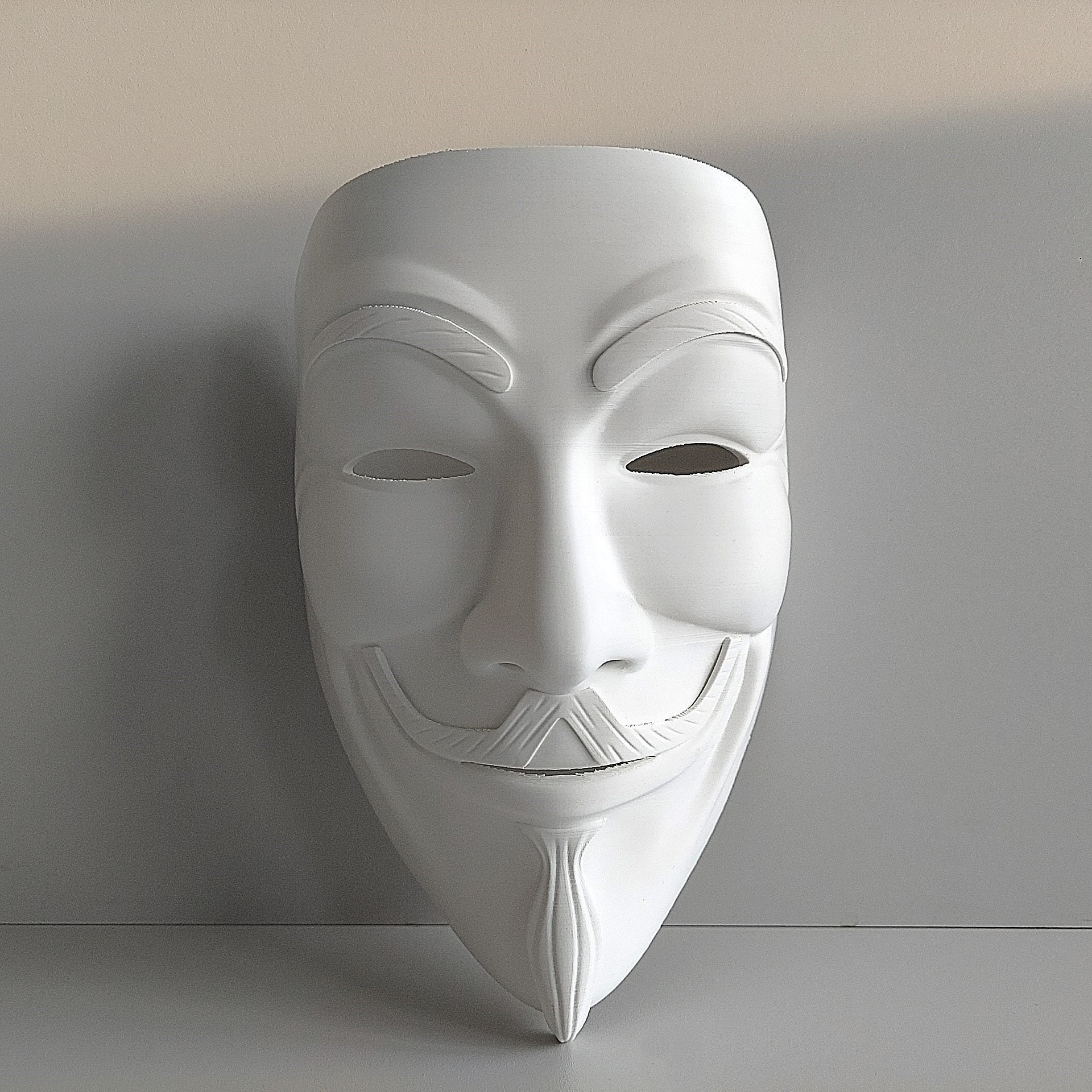 The Guy Fawkes | 3D Printed Mask - Etsy