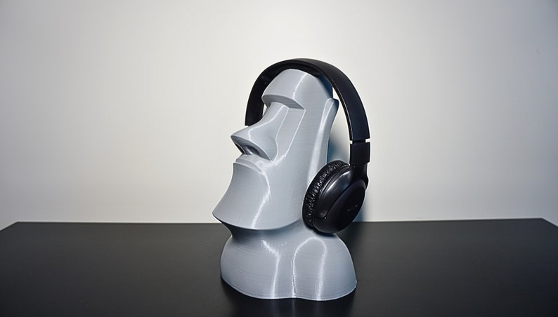 Easter Island Moai Statue 3D Printed Headphone Stand - Etsy