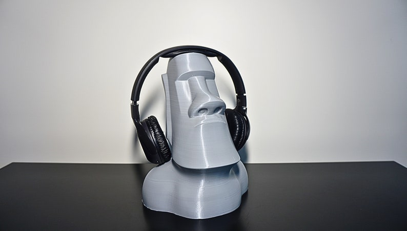 Easter Island Moai Statue 3D Printed Headphone Stand - Etsy