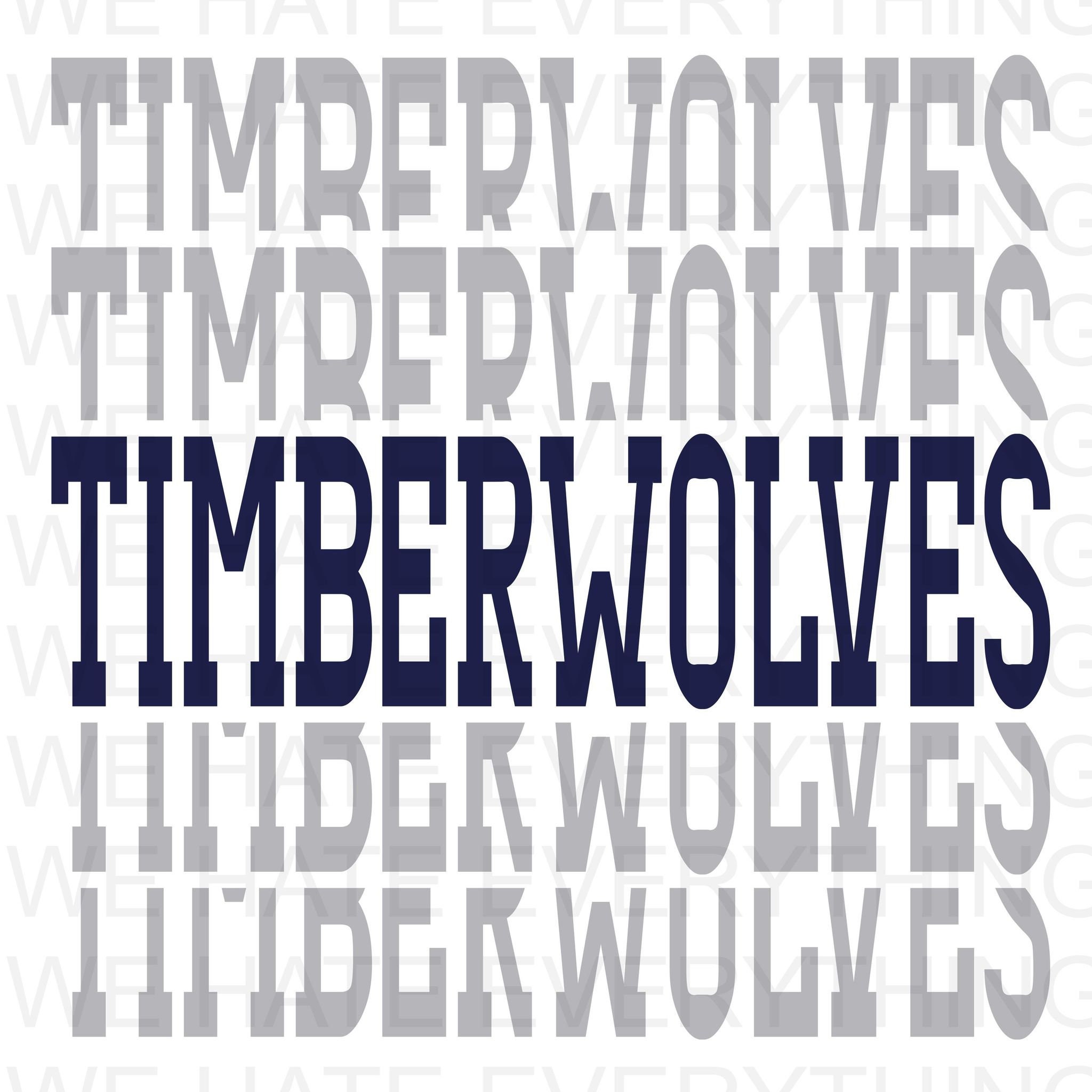 Timberwolves Font