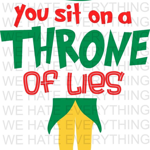 You Sit on a Throne of Lies Svg - Etsy Ireland