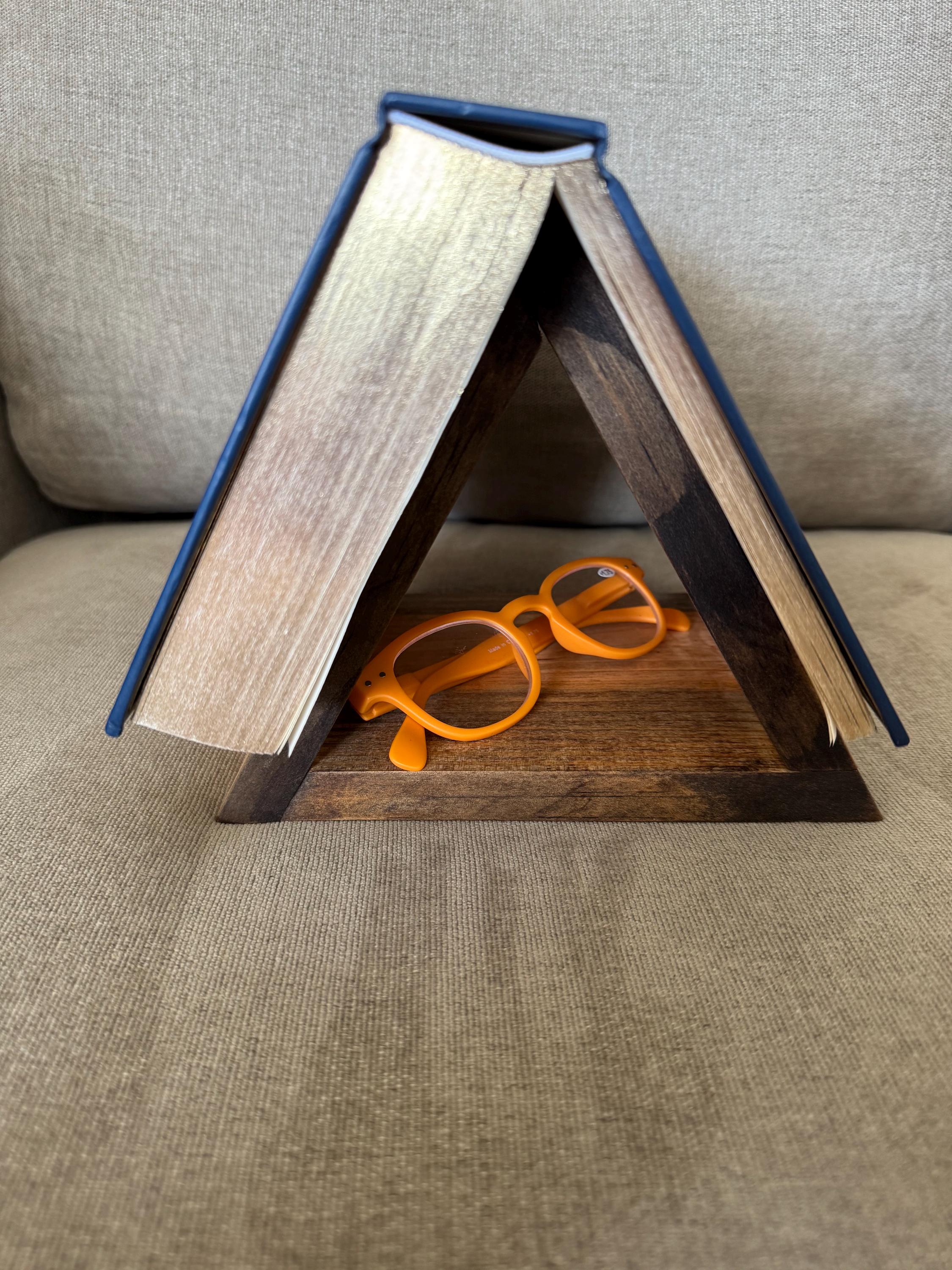 Nightstand Book Holder | Wooden Bookmark- Book Stand- Custom Engraved ...