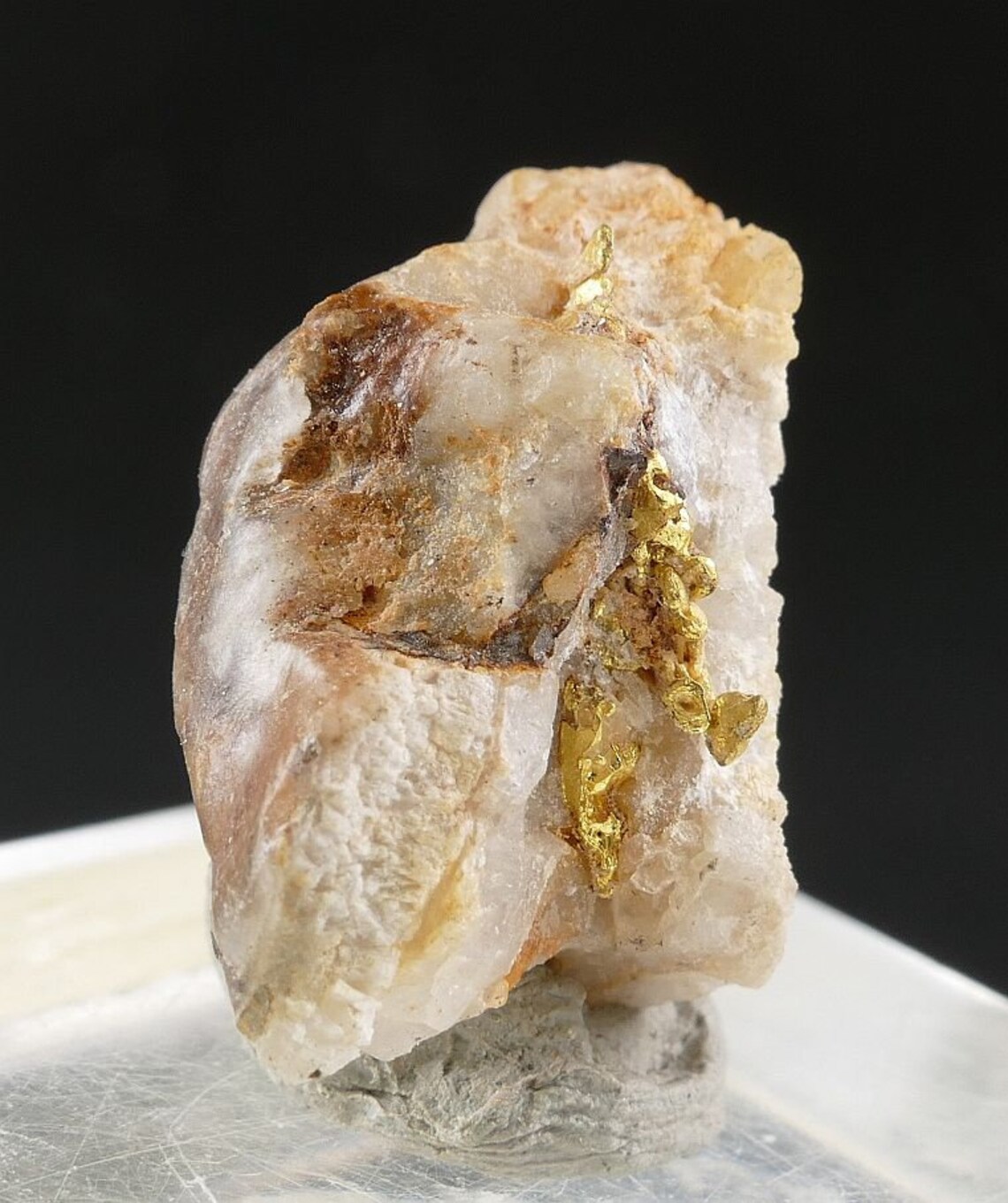 Native GOLD in Quartz Thumbnail Quartzburg,ca,usa 22 X 15 X 10 Mm rs - Etsy