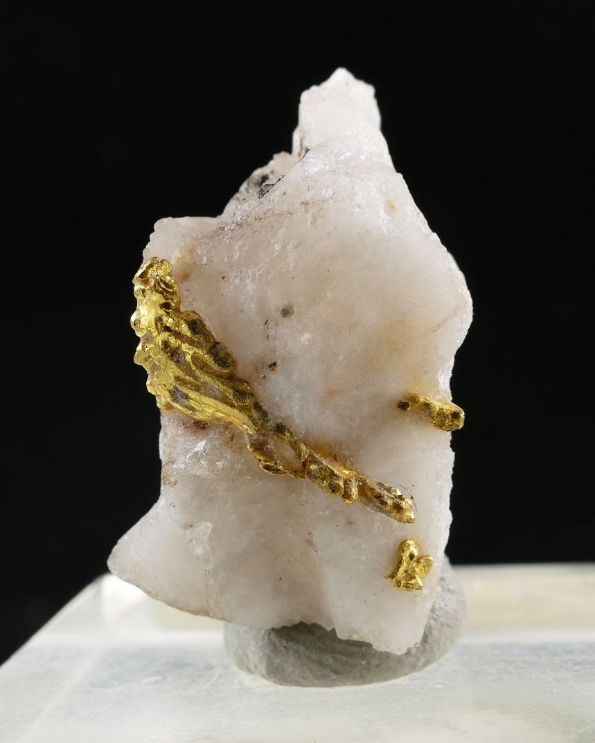 Native GOLD in Quartz Thumbnail Quartzburg,ca,usa 20 X 17 X 13 Mm rs - Etsy