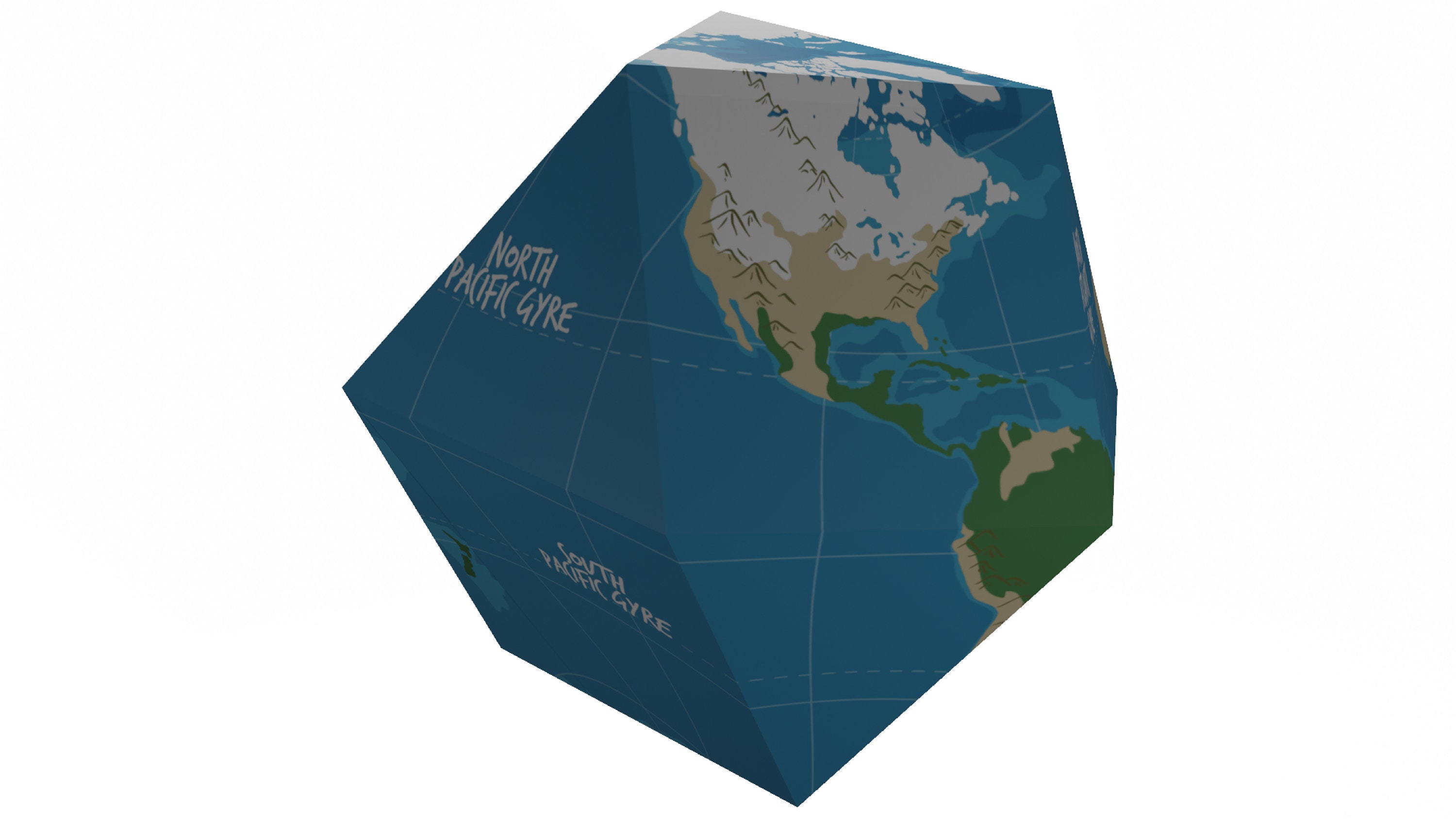 Cuboctahedron Paper Model PDF DIGITAL FILE Origami Papercraft Low Poly ...