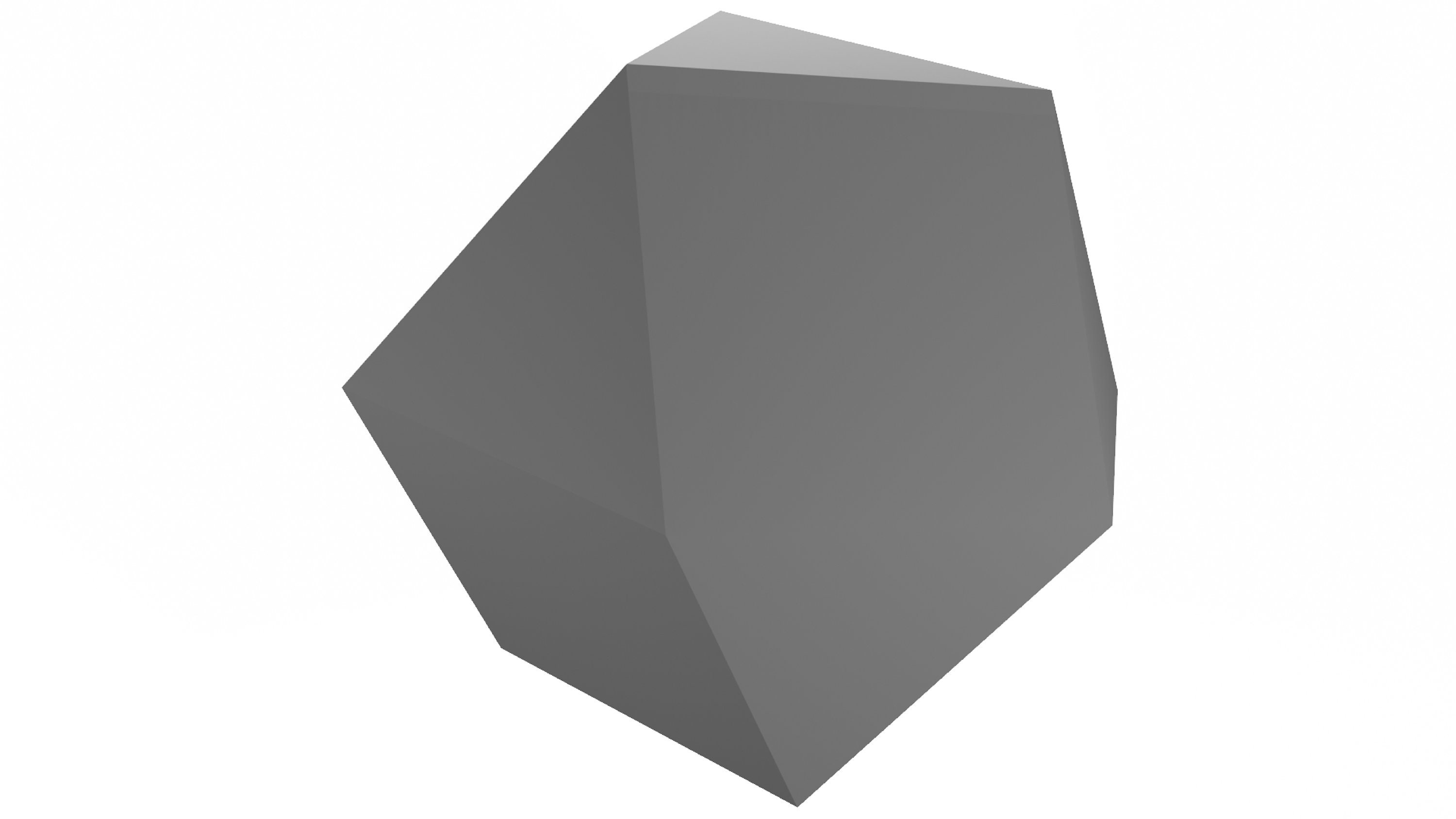 Cuboctahedron Paper Model PDF DIGITAL FILE Origami Papercraft Low Poly ...