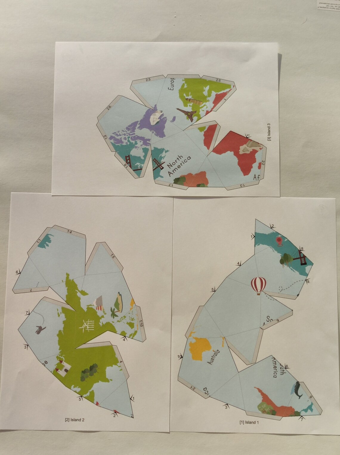 Icosidodecahedron Paper Model PDF DIGITAL FILE Origami Papercraft Low ...