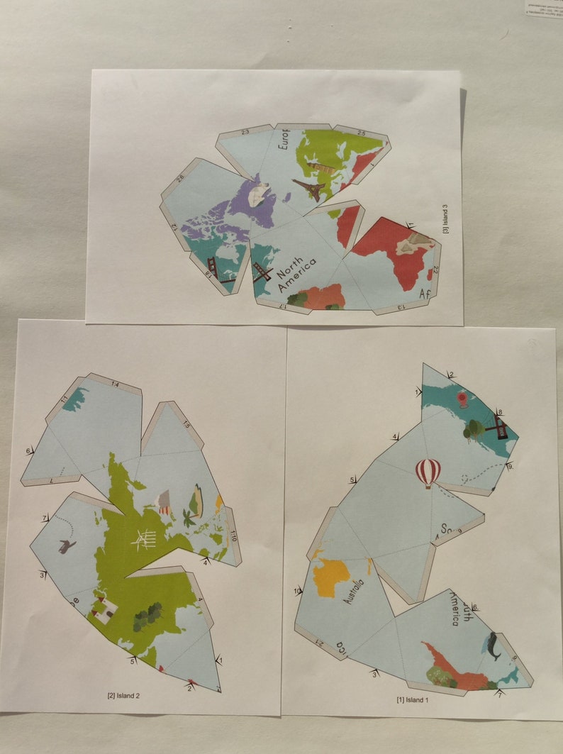 Icosidodecahedron Paper Model PDF DIGITAL FILE Origami Papercraft Low ...