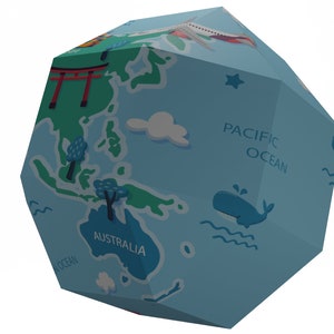 Rhombicuboctahedron Paper Model PDFDIGITALFILE Origami Papercraft Low ...