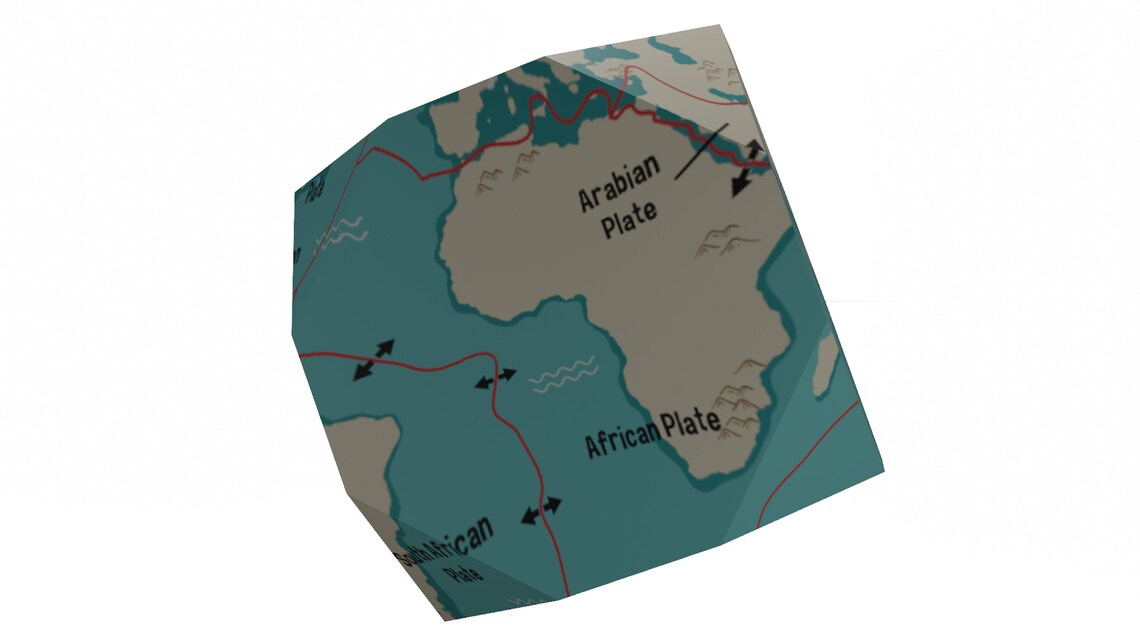 Truncated Cube Paper Model DIGITALFILE Origami Papercraft Lowpoly Paper ...