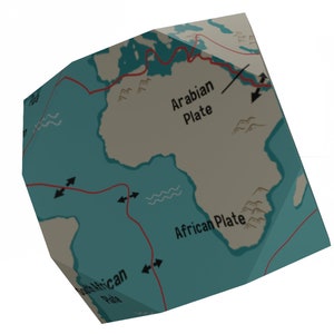 Truncated Cube Paper Model DIGITALFILE Origami Papercraft Lowpoly Paper ...