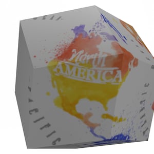 Rhombic Dodecahedron Paper Model PDF DIGITAL FILE Origami Papercraft ...