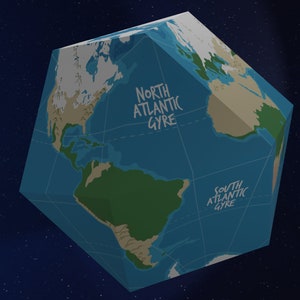 Cuboctahedron Paper Model PDF DIGITAL FILE Origami Papercraft Low Poly ...