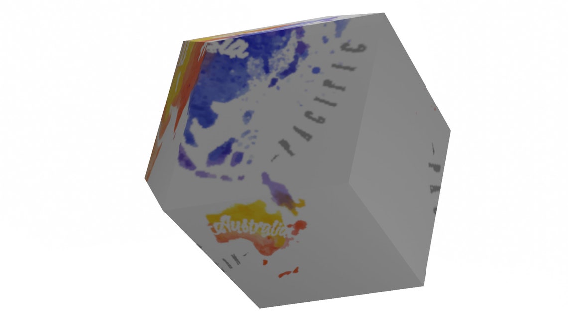 Rhombic Dodecahedron Paper Model PDF DIGITAL FILE Origami Papercraft ...