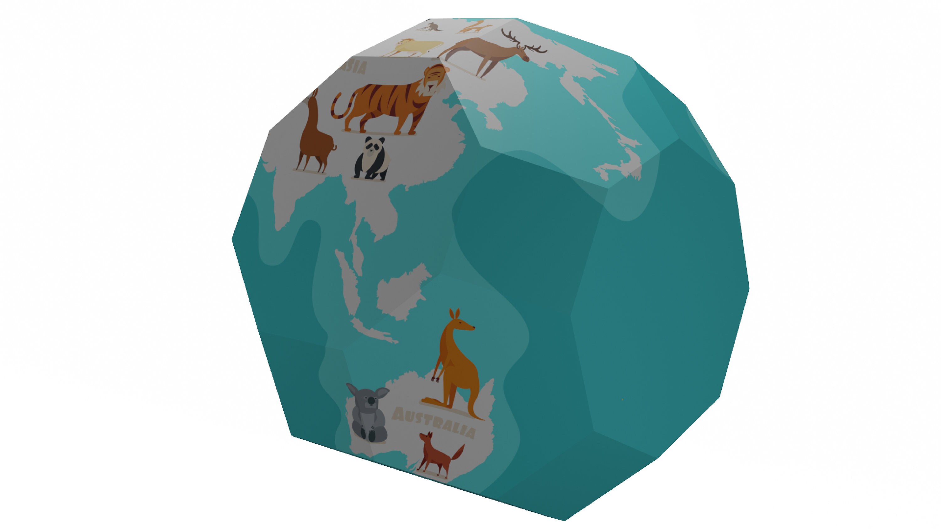 Truncated Cuboctahedron Paper Model PDF DIGITAL FILE Origami Papercraft ...