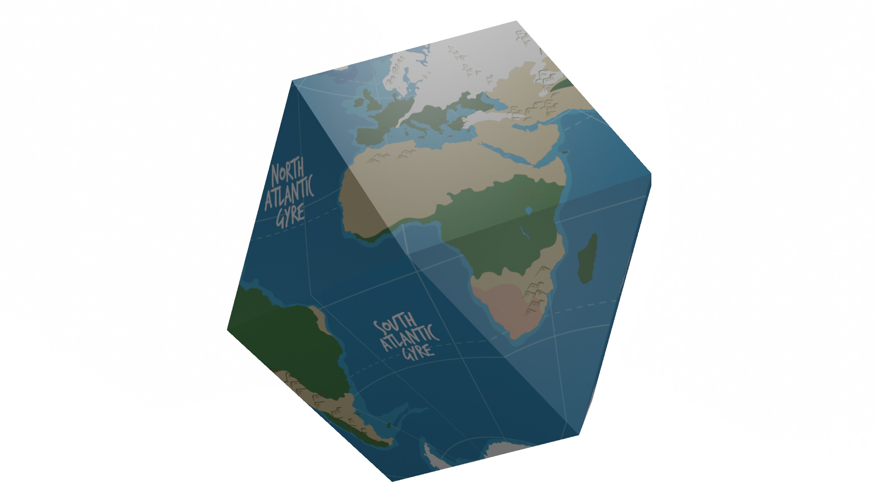 Cuboctahedron Paper Model PDF DIGITAL FILE Origami Papercraft Low Poly ...