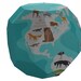 Truncated Cuboctahedron Paper Model PDF DIGITAL FILE Origami Papercraft ...