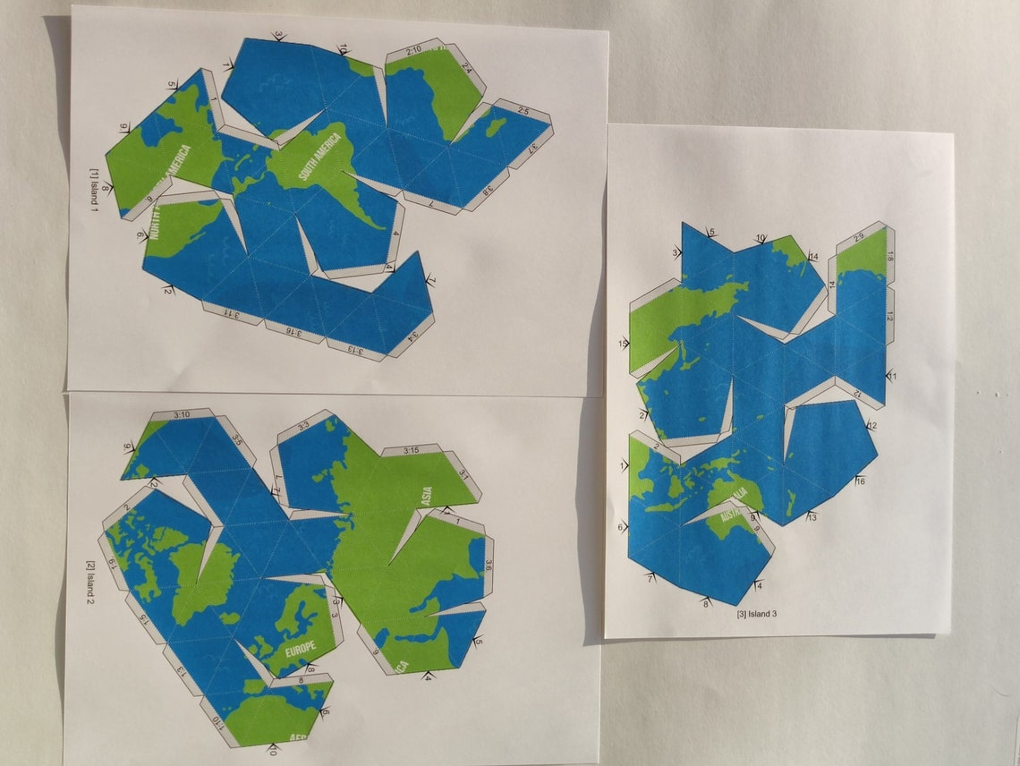 Snub Dodecahedron Paper Model PDF DIGITAL FILE Origami Papercraft Low ...