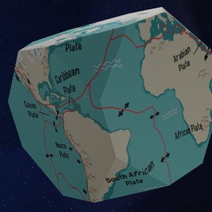 Truncated Cube Paper Model DIGITALFILE Origami Papercraft Lowpoly Paper ...