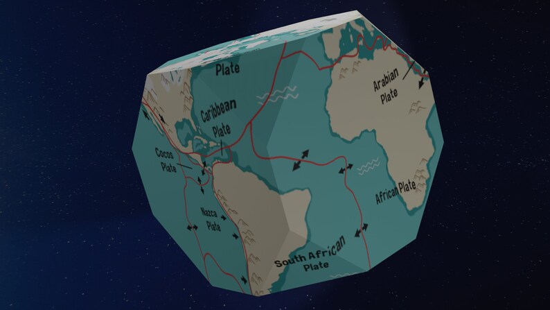 Truncated Cube Paper Model DIGITALFILE Origami Papercraft Lowpoly Paper ...