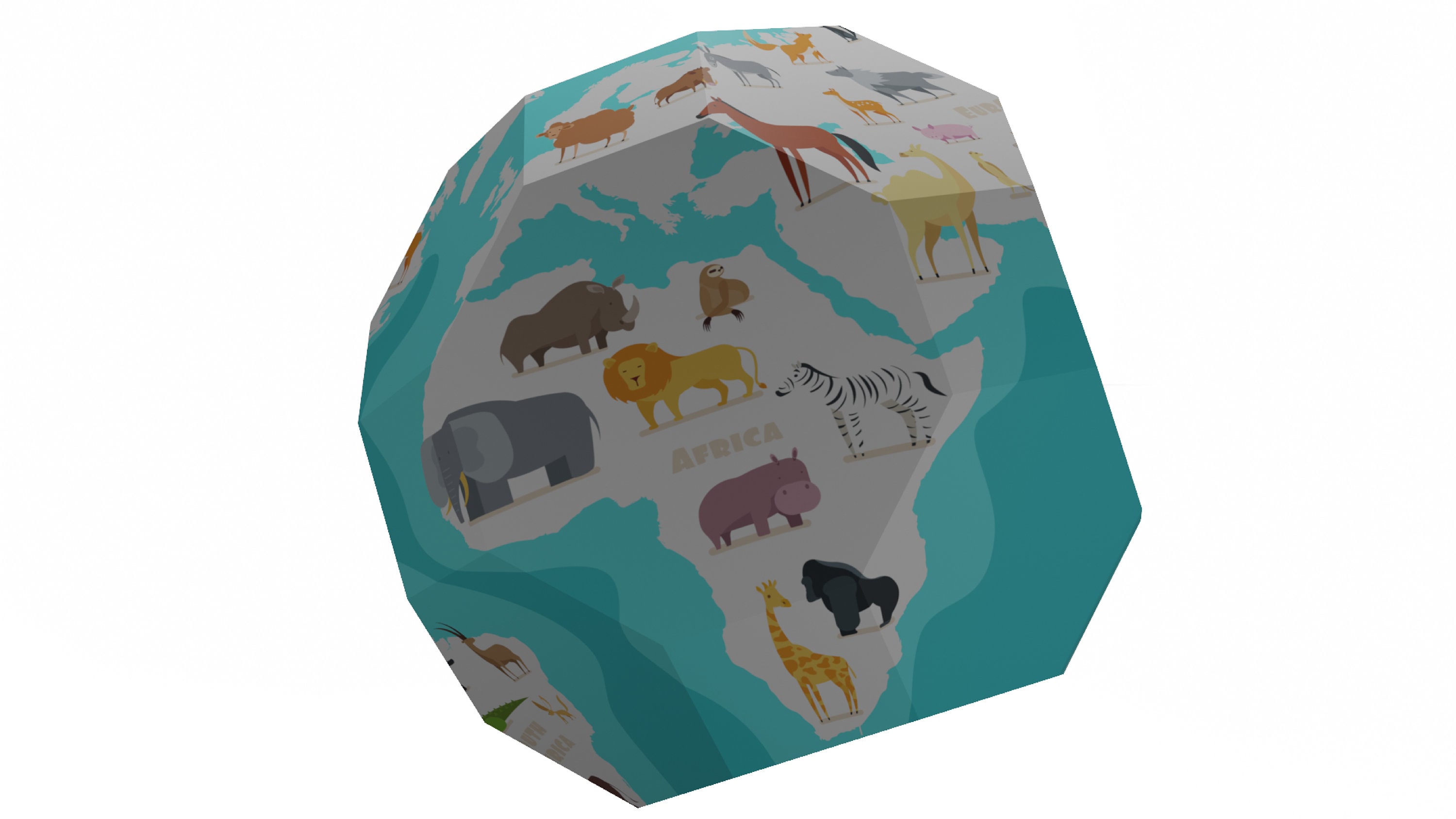 Truncated Cuboctahedron Paper Model PDF DIGITAL FILE Origami Papercraft ...