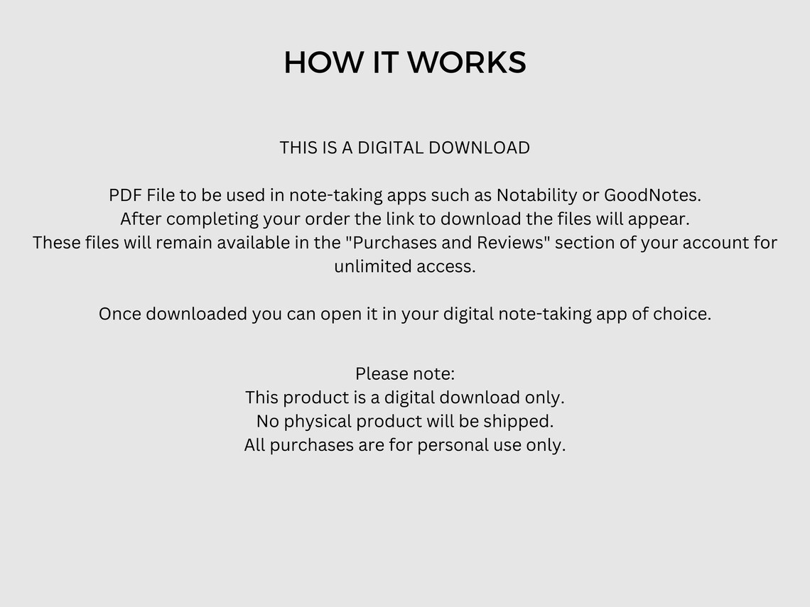 Digital Recipe Book for Goodnotes, Notability, Digital iPad Recipe ...