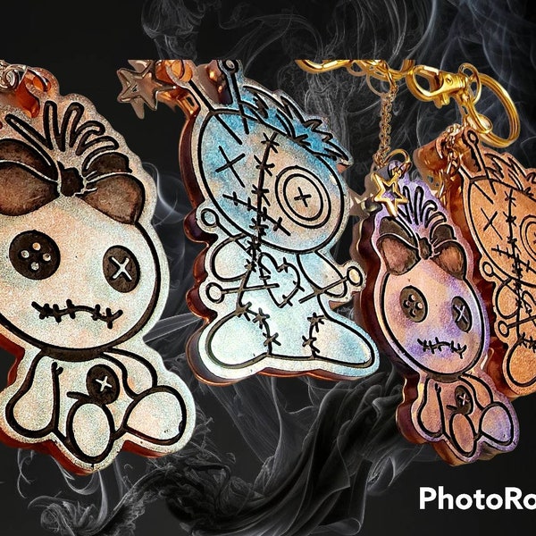Voodoo Doll Keychain - Etsy