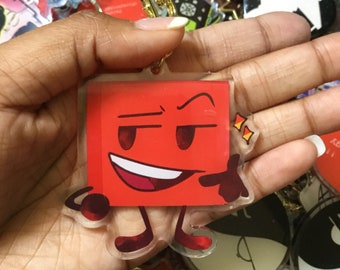 Pencil and Match Acrylic Keychain BFB / BFDI Object Show - Etsy