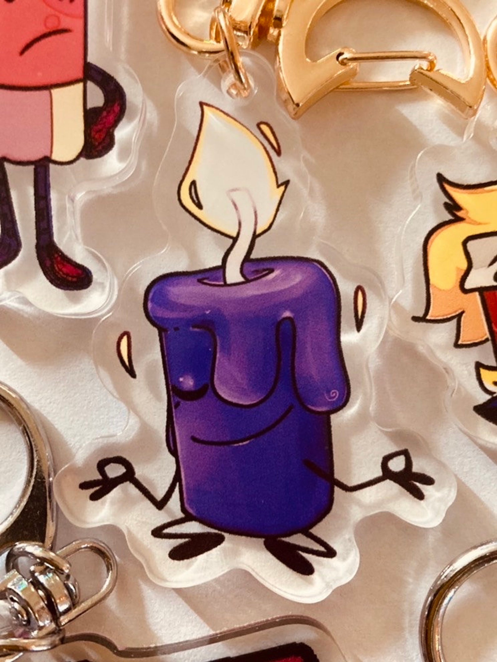 PREORDERS Candle Inanimate Insanity Acrylic Keychain - Etsy
