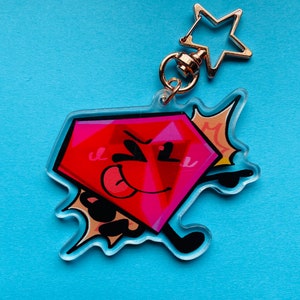 Ruby Acrylic Keychain - BFB / BFDI - Object Show - Etsy