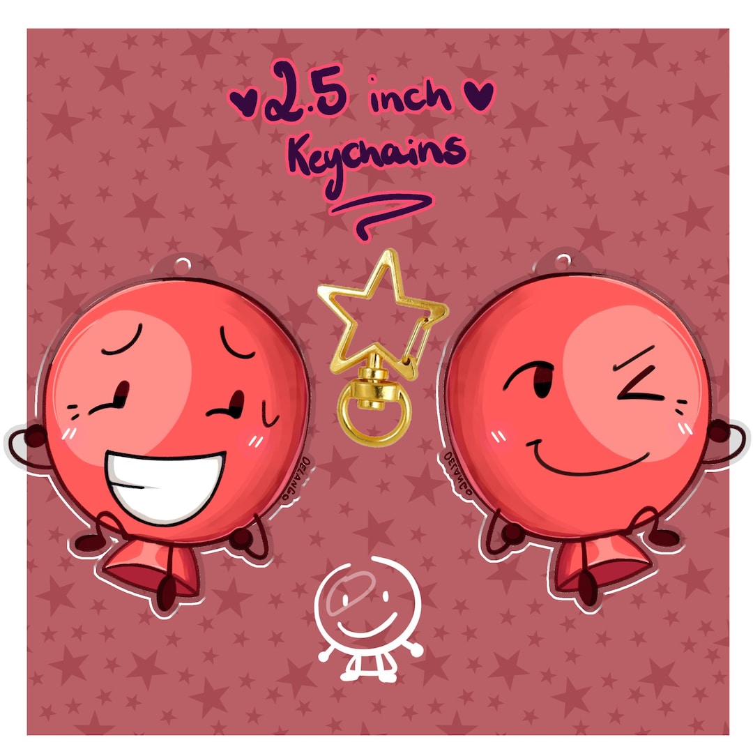 Balloon Inanimate Insanity - Holographic Keychain / Charm - Object Show ...