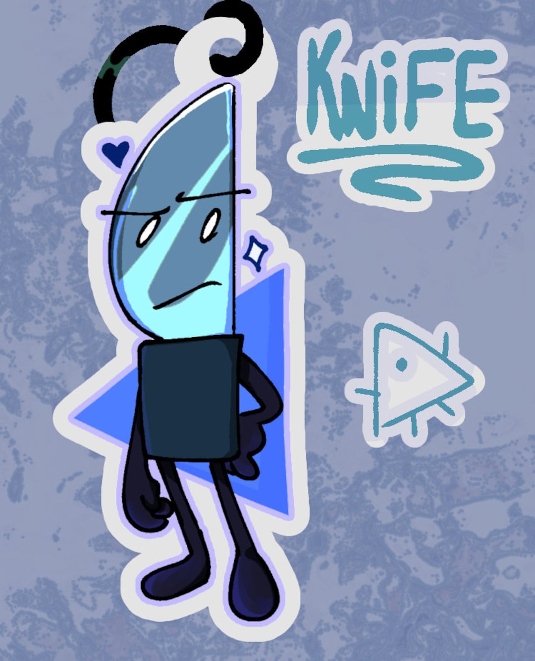 Knife Inanimate Insanity Acrylic / Holographic Keychain - Etsy