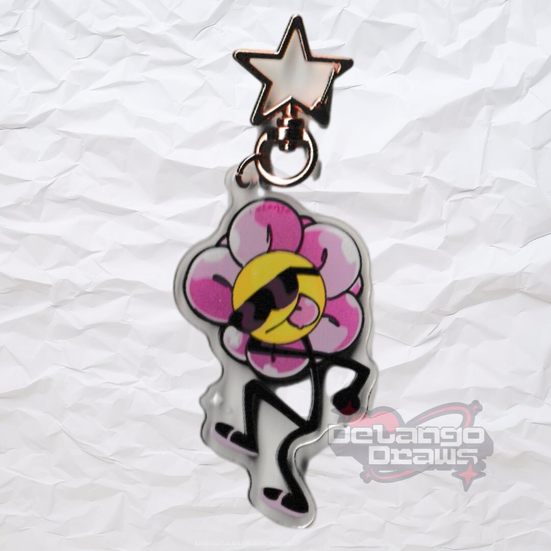 Flower BFDI/BFB Acrylic Keychain Object Shows - Etsy
