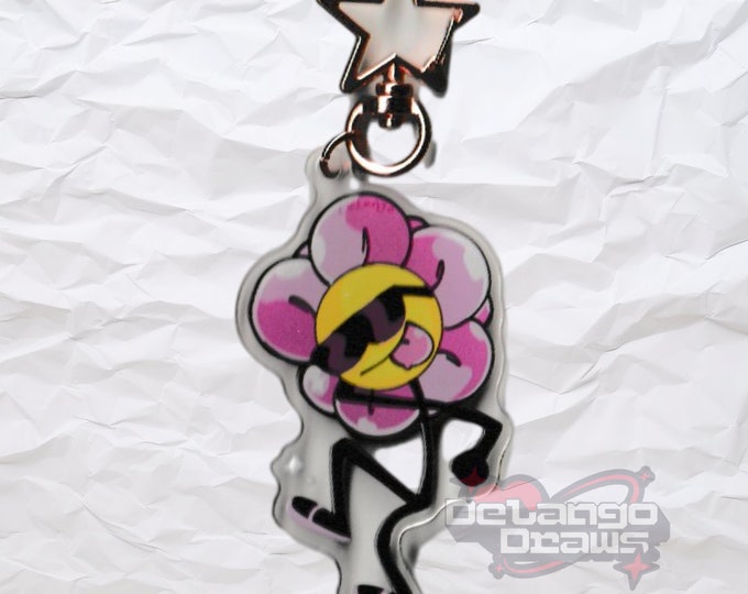 Flower BFDI/BFB Acrylic Keychain - Object Shows - Etsy