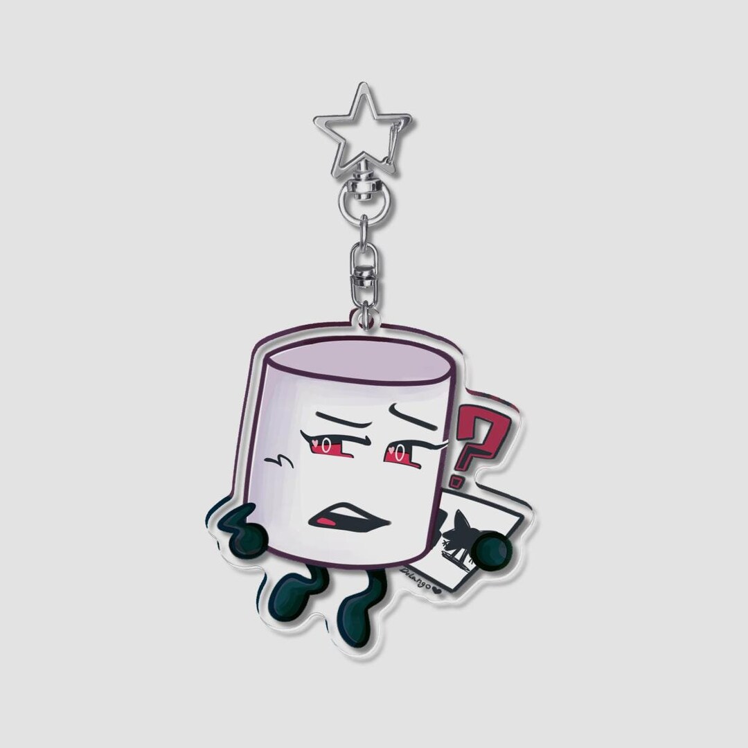 Marshmallow Inanimate Insanity - Acrylic Keychain / Charm - Object ...