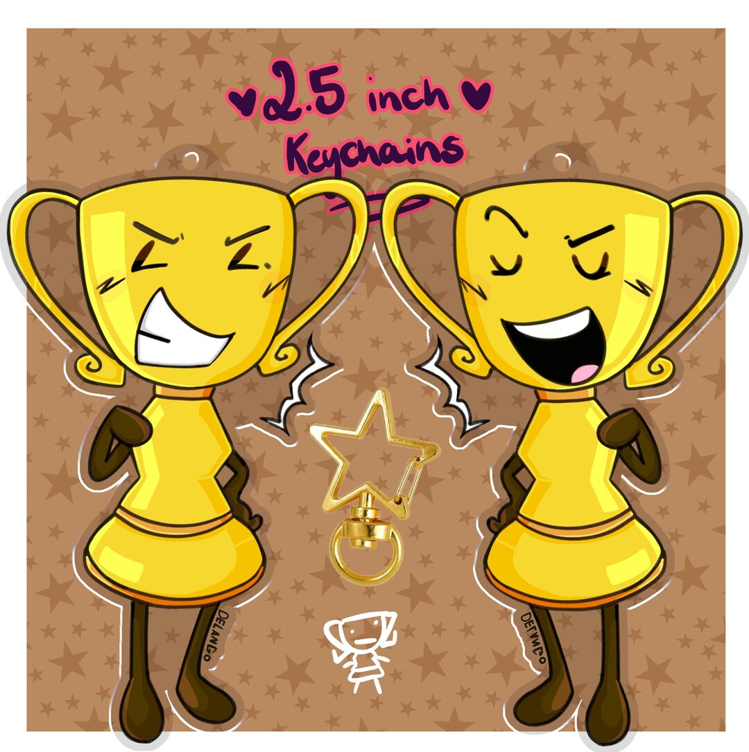 Trophy Inanimate Insanity - Acrylic Keychain / Charm - Object Show - Etsy