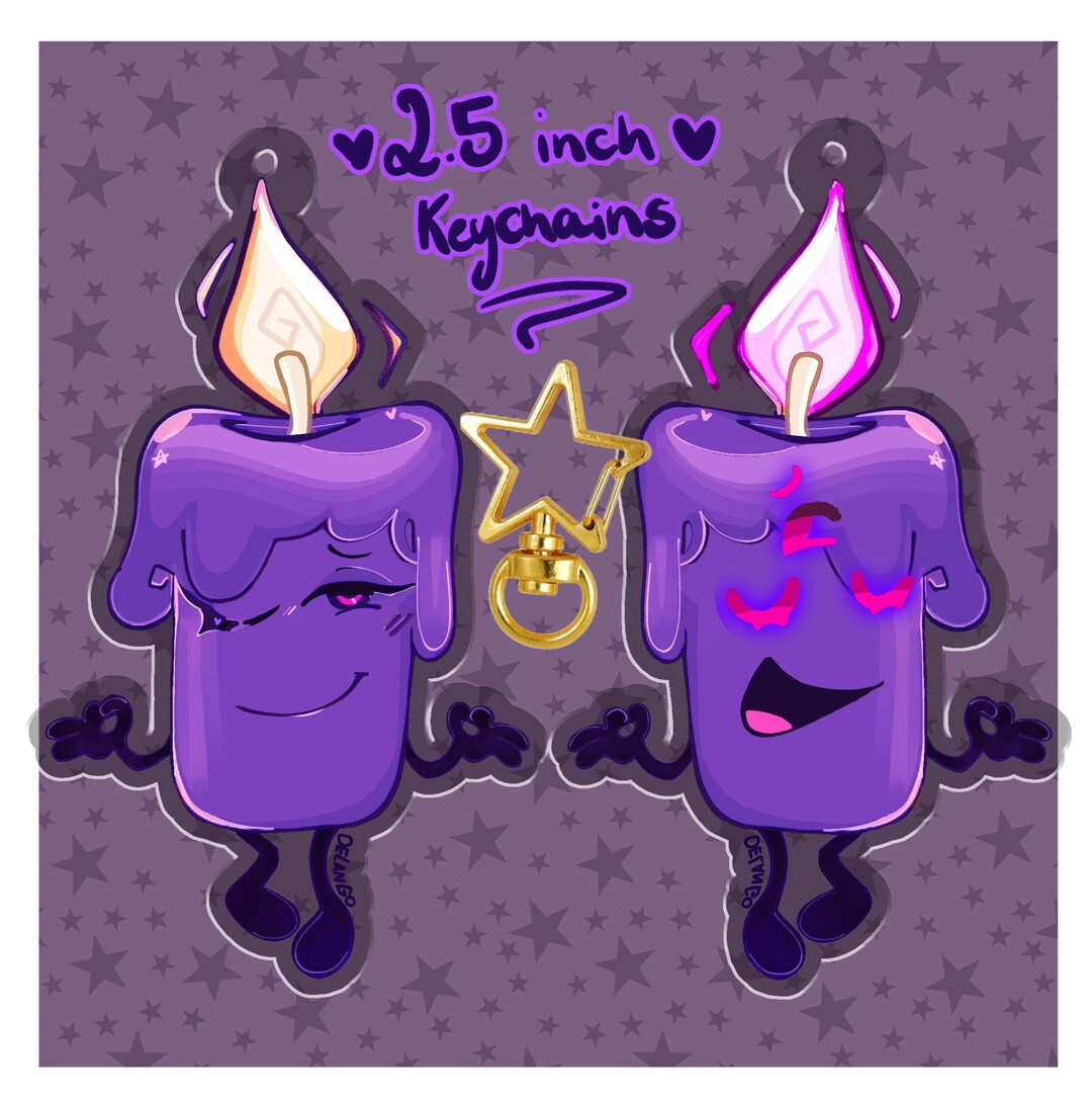 Candle Inanimate Insanity Invitational Acrylic Keychain / Charm Object ...