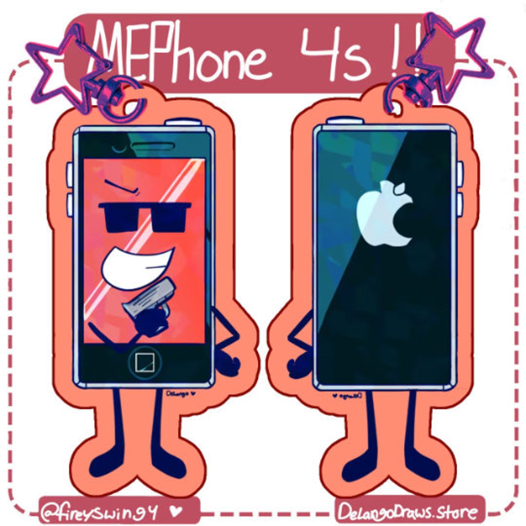 Mephone 4s Inanimate Insanity Holographic Acrylic Keychain/charm ...