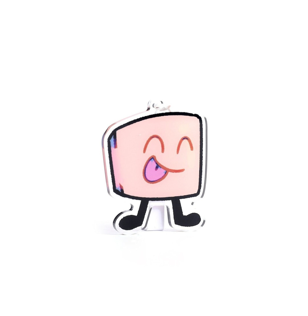 Ice Cube / Icy BFDI Acrylic Keychain / Charm - Object Shows - Etsy