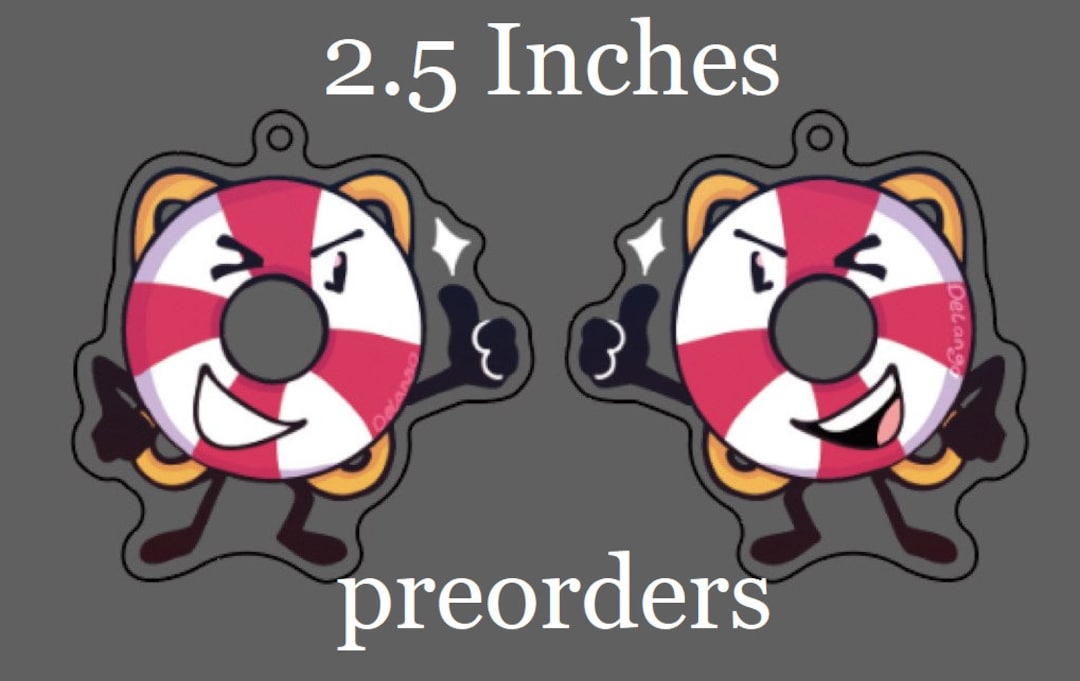 Lifering Inanimate Insanity Acrylic Keychains/stickers Object Shows - Etsy