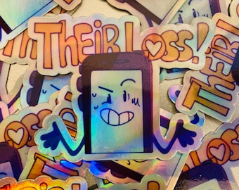 HATSUNE YIN-YANG Sticker Inanimate Insanity Holographic - Etsy