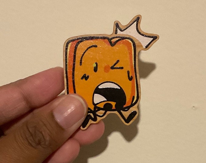 Woody Wooden Pin - BFDI - Object Shows - Etsy