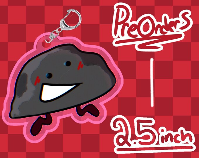 Rocky Holographic Keychain or Sticker BFDI Object Show - Etsy
