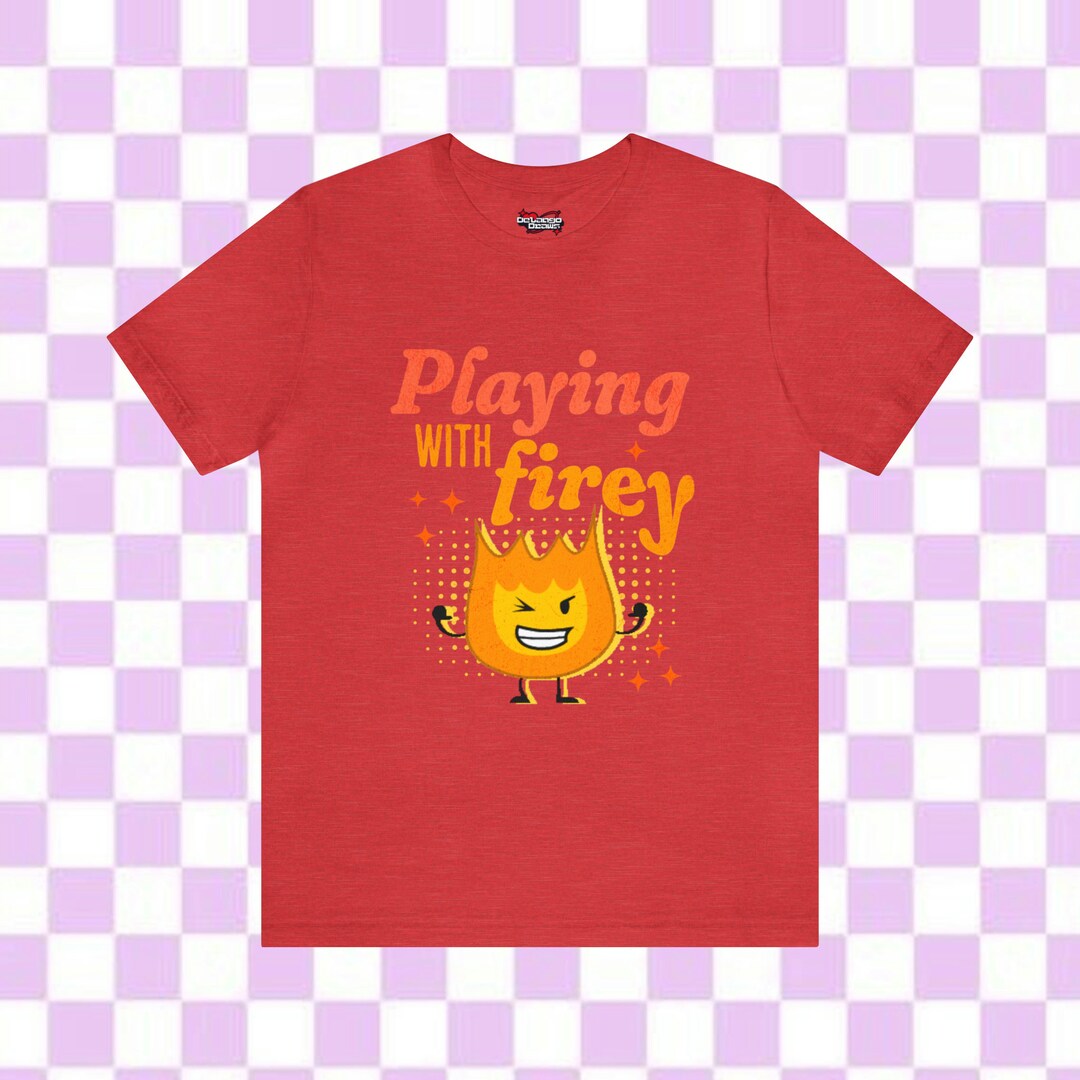 BFDI Firey playing With Firey T-shirt Unisex - Etsy